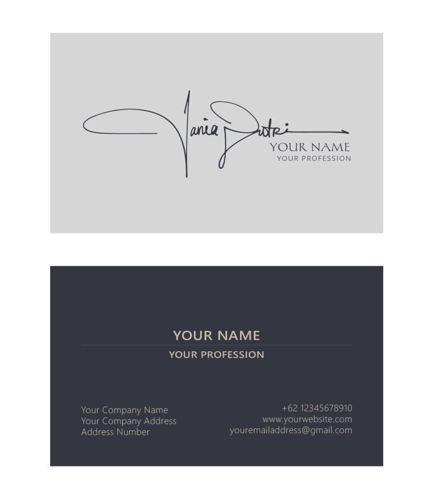 Name Card File - Alrasyid Lettering